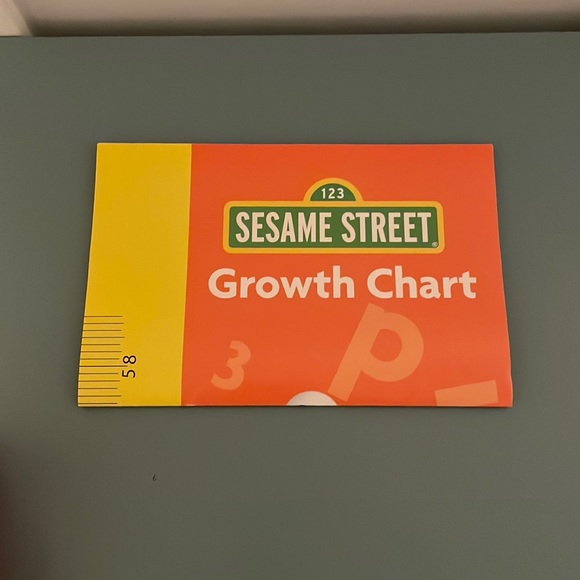 Other | Sesame Street Growth Chart And Elmos World Dvd | Poshmark